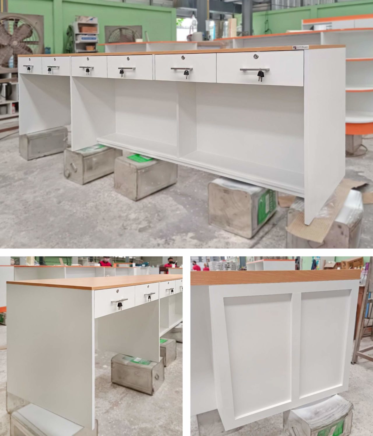 แกลลอรี่ผลงานติดตั้งเคาน์เตอร์และเฟอร์นิเจอร์ | TOOB Counter