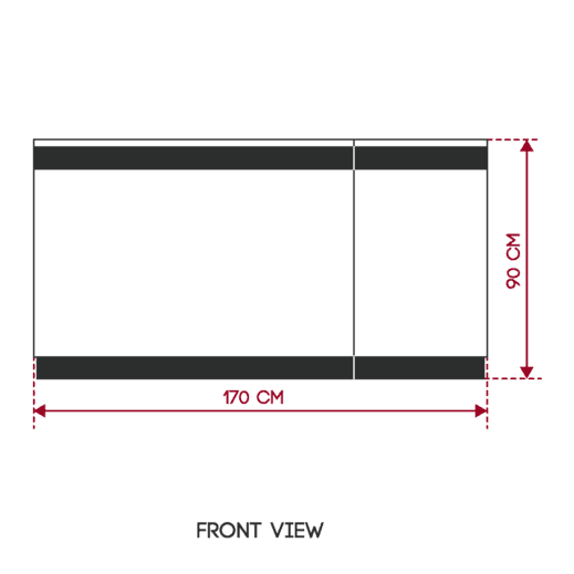 เคาน์เตอร์แคชเชียร์ตัวแอล แบบเรียบ แถบสีเขียว รุ่น CC-019 | TOOB