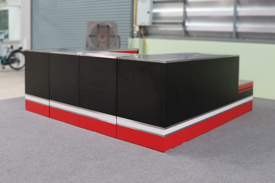 เคาน์เตอร์แคชเชียร์งานห้าง/ซุปเปอร์มาร์เก็ต รุ่น CC-027 TOOB