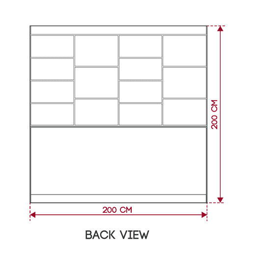 เคาน์เตอร์คิดเงิน เคาน์เตอร์ร้านค้า มินิมอล CC-037 | TOOB